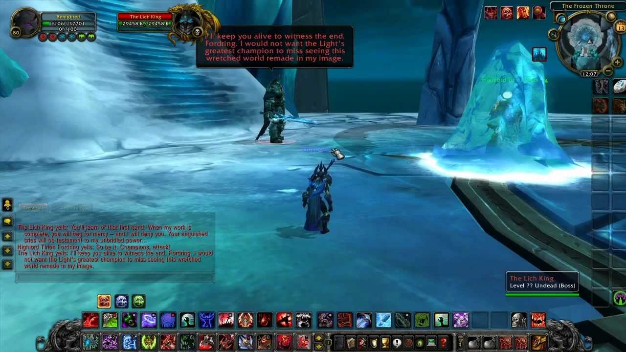 WOW Wotlk - ICC - 10 Player (Heroic mode) - Last 2 Boss - YouTube