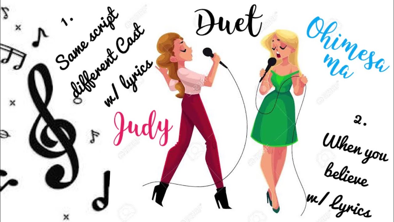 Same script different cast w/ lyrics and When you believe - YouTube