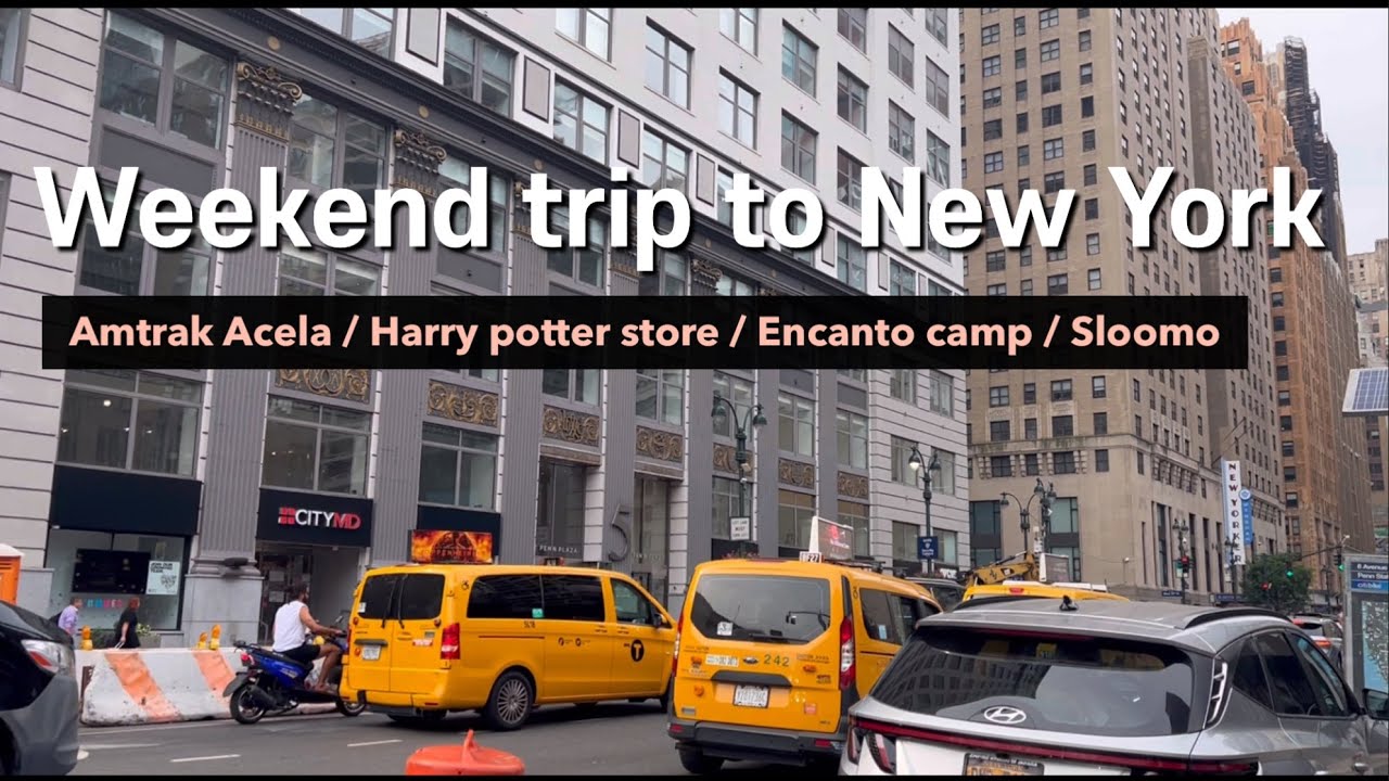 Weekend New York Trip with Kids | Harry potter store/ Encanto camp ...