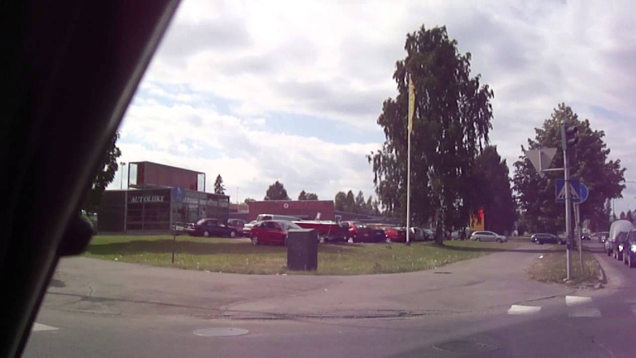 Rajakadun venesatamasta Varkauden ABC:lle. - YouTube