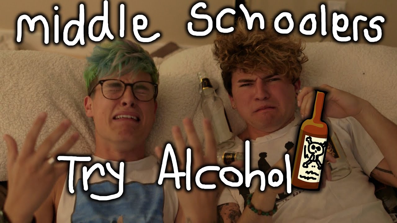 Middle Schoolers Try Alcohol - YouTube