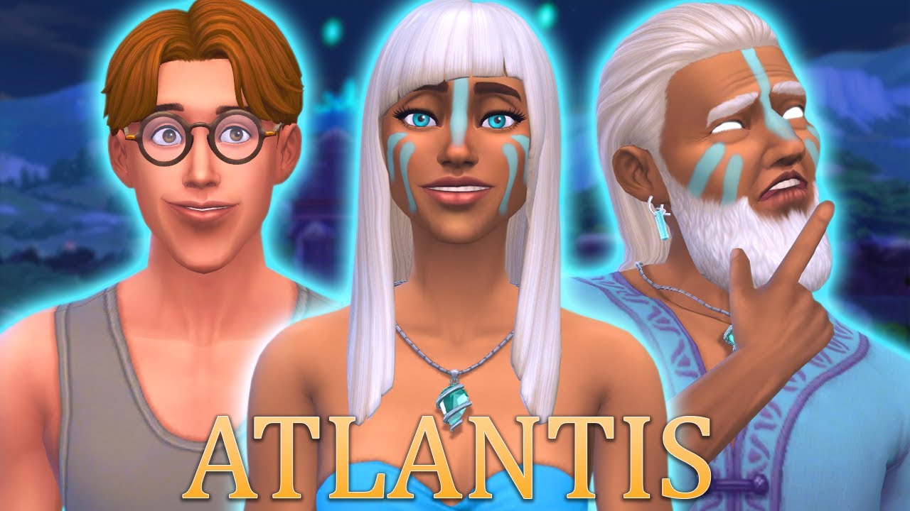 💎 Atlantis 💎 | The Disney Save | Sims 4 CAS - YouTube