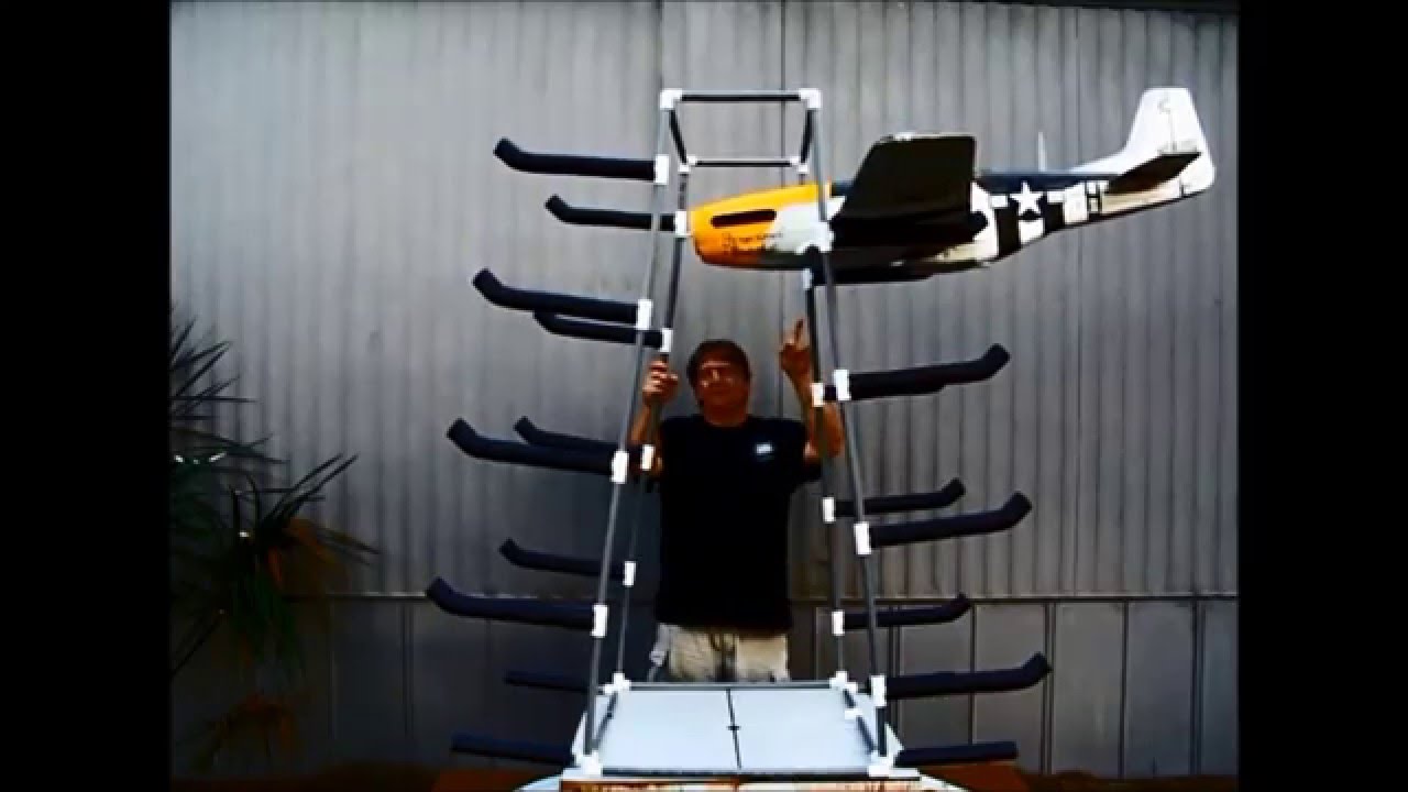 8 R/C Plane tree / rack / holder / transporter - YouTube