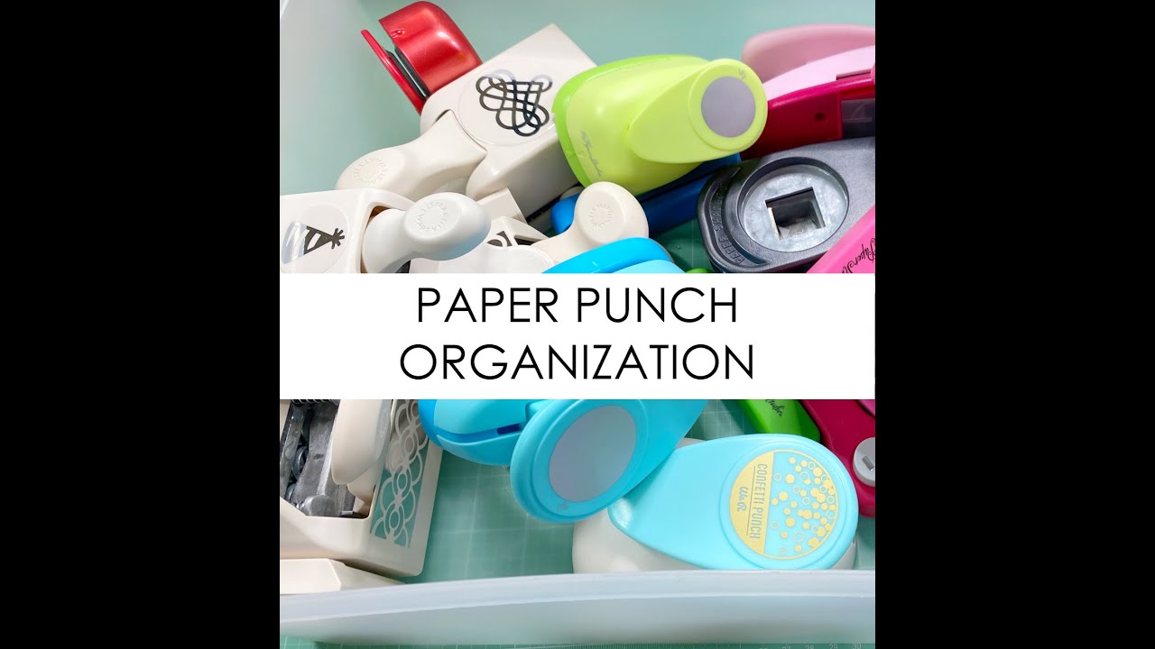 Organization: A Peek Inside My Paper Punch Drawer - YouTube