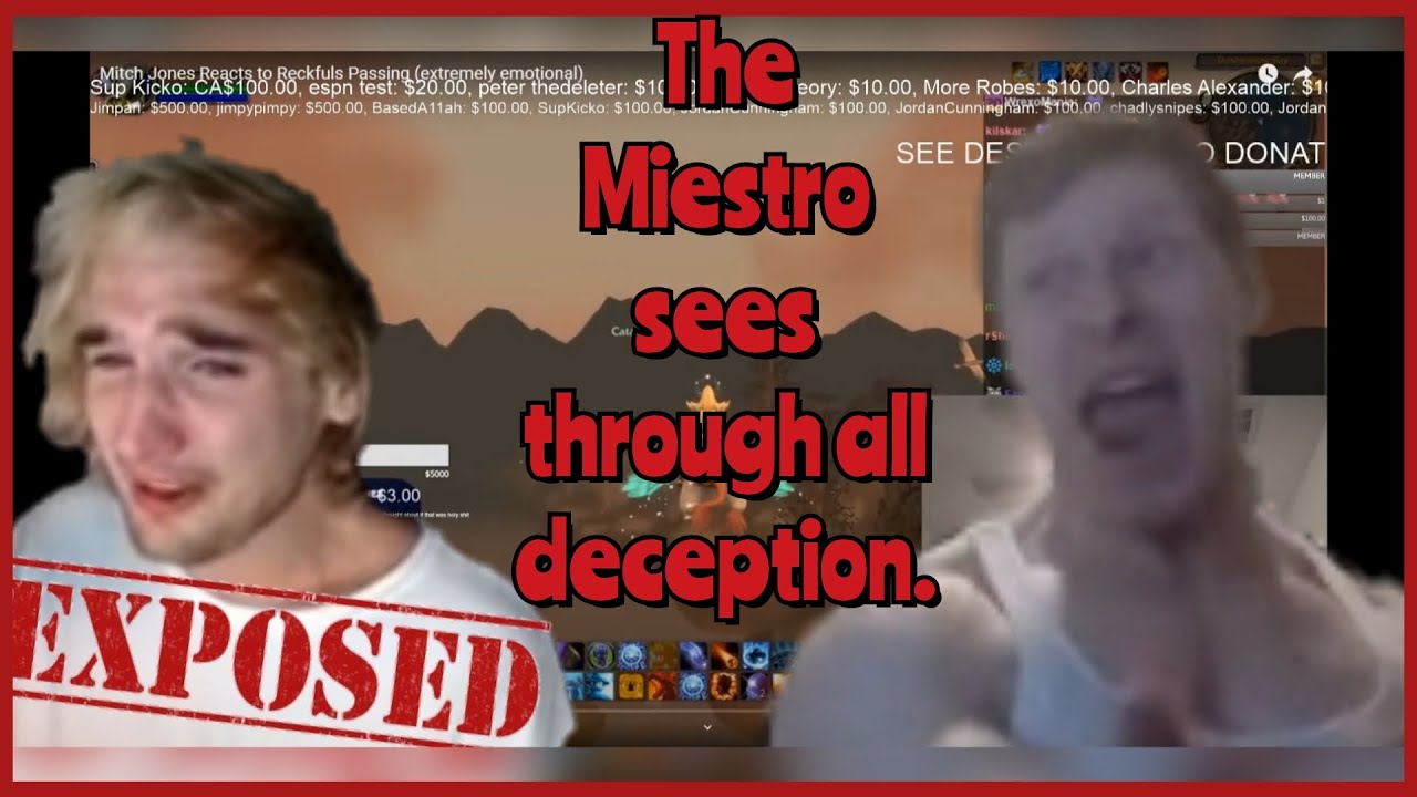 Mies Reacts To Mitchjones Crying about Reckful And EXPOSES his TRUE ...