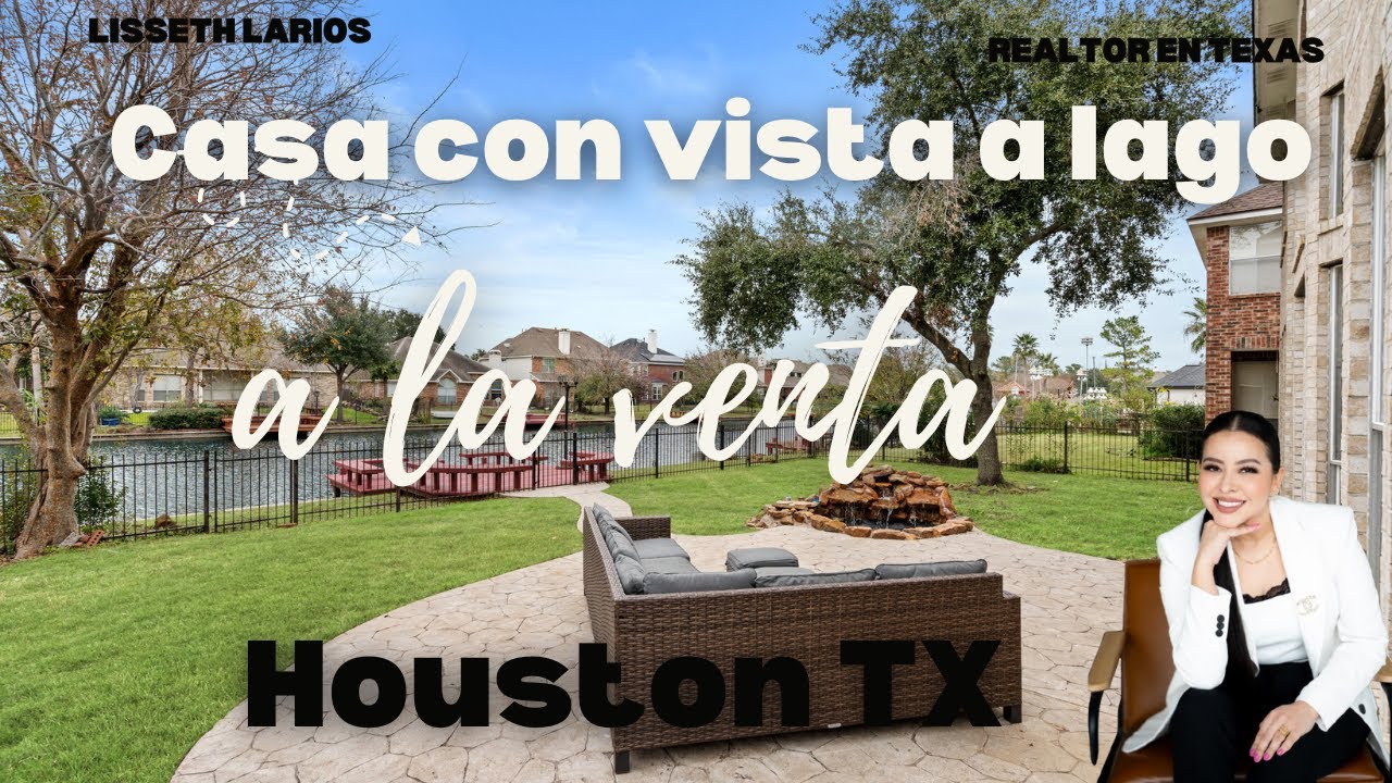 Casa a la venta en Houston TX con hermosa vista a lago - YouTube