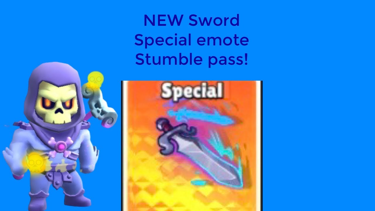 Opening New Sword Special emote Stumble Pass in Stumble Guys! - YouTube