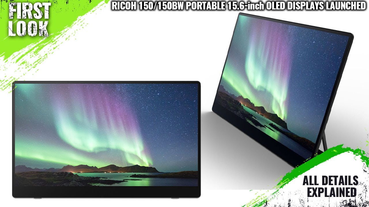 RICOH 150/150BW 15.6-inch OLED Portable Monitor Launched - Explained ...