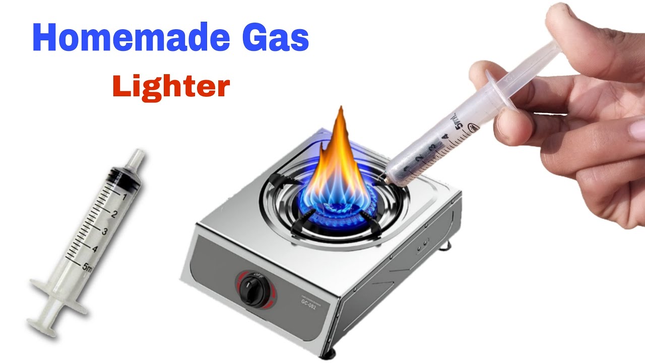 how to make a gas lighter | how to turn a syringe into a gas lighter ...