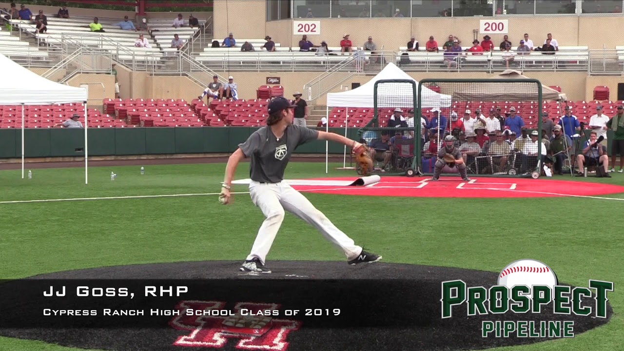 JJ Goss Prospect Video, RHP, Cypress Ranch High School Class of 2019 ...