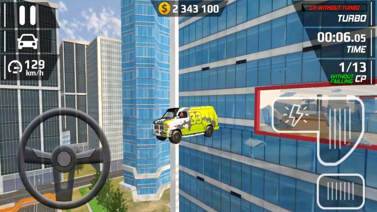 Smash Car Hit - Green Van 4x4 Driving Impossible City Stunts - Android ...