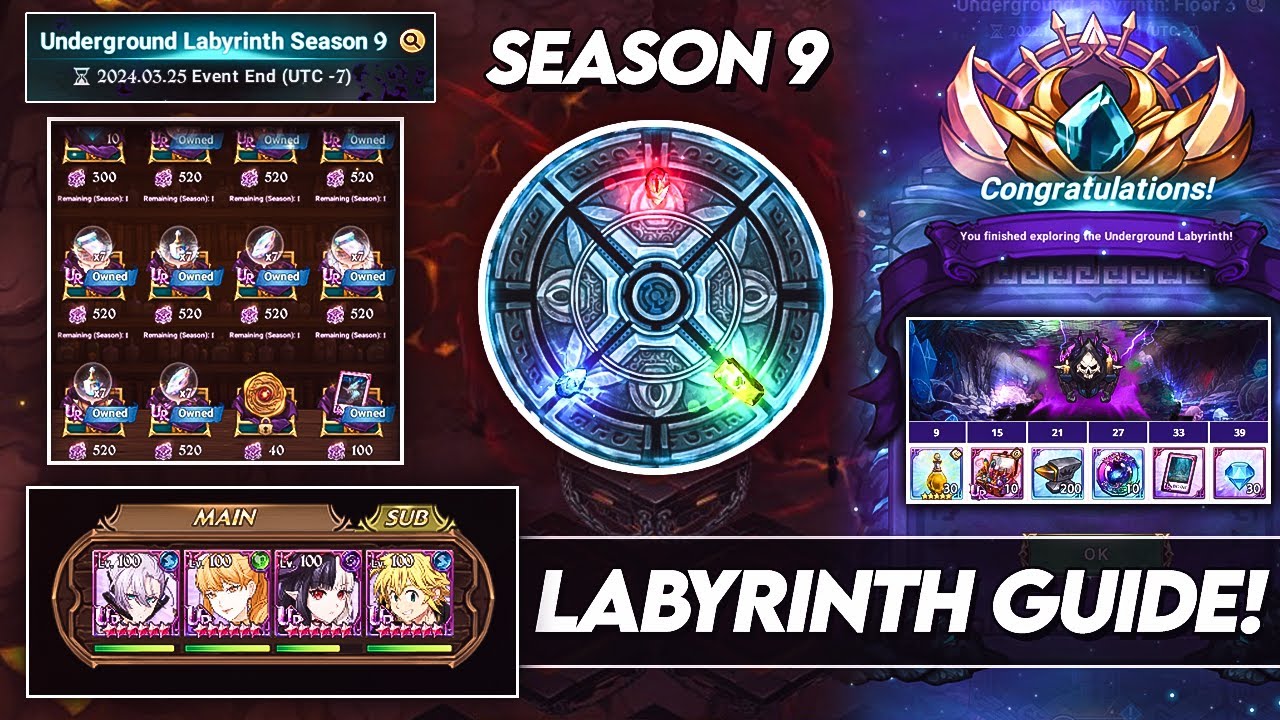 *VERY EASY* Complete LABYRINTH Guide Season 9! Full Clear Explanations ...