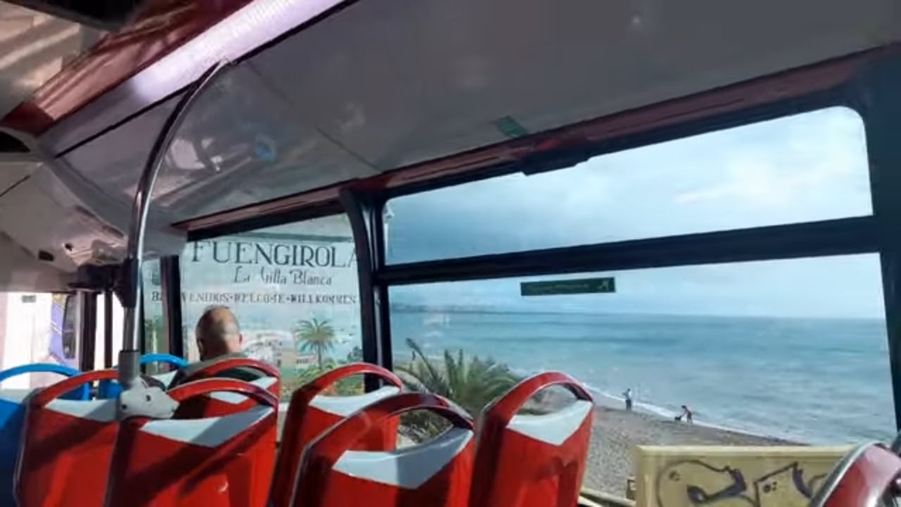 Marbella to Fuengirola Bus Spain Costa Del Coastal Journey Very Scenic ...