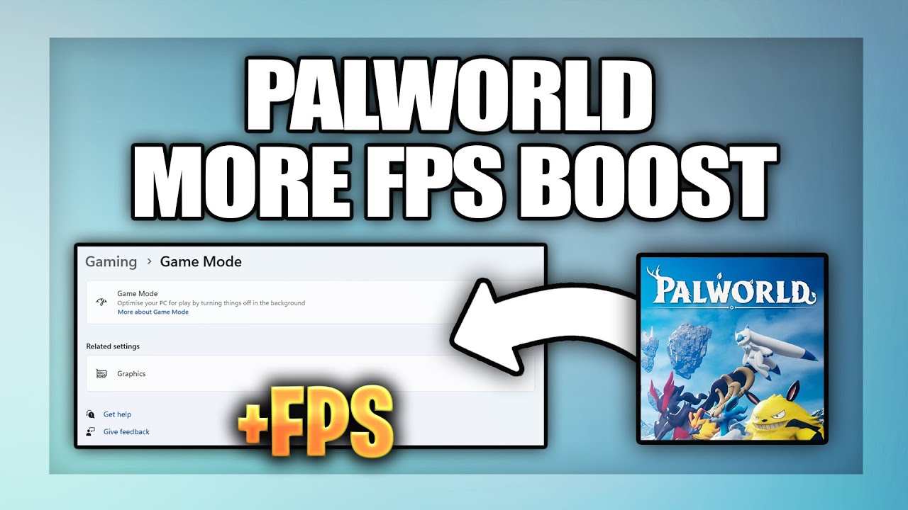 Palworld how to get unlimited fps boost & fix lagging - best PC settings - YouTube