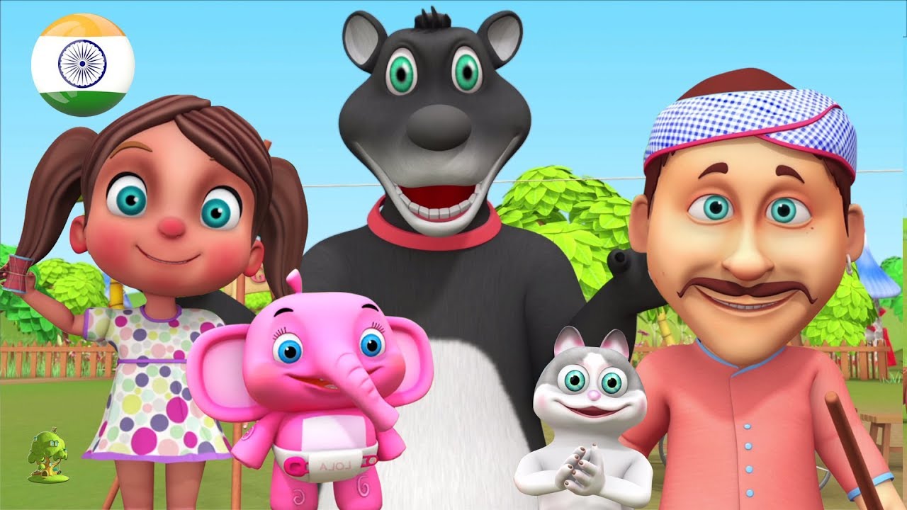 Kalu Madari Aaya | कालू मदारी आया | Hindi Rhymes | Little Tree House ...