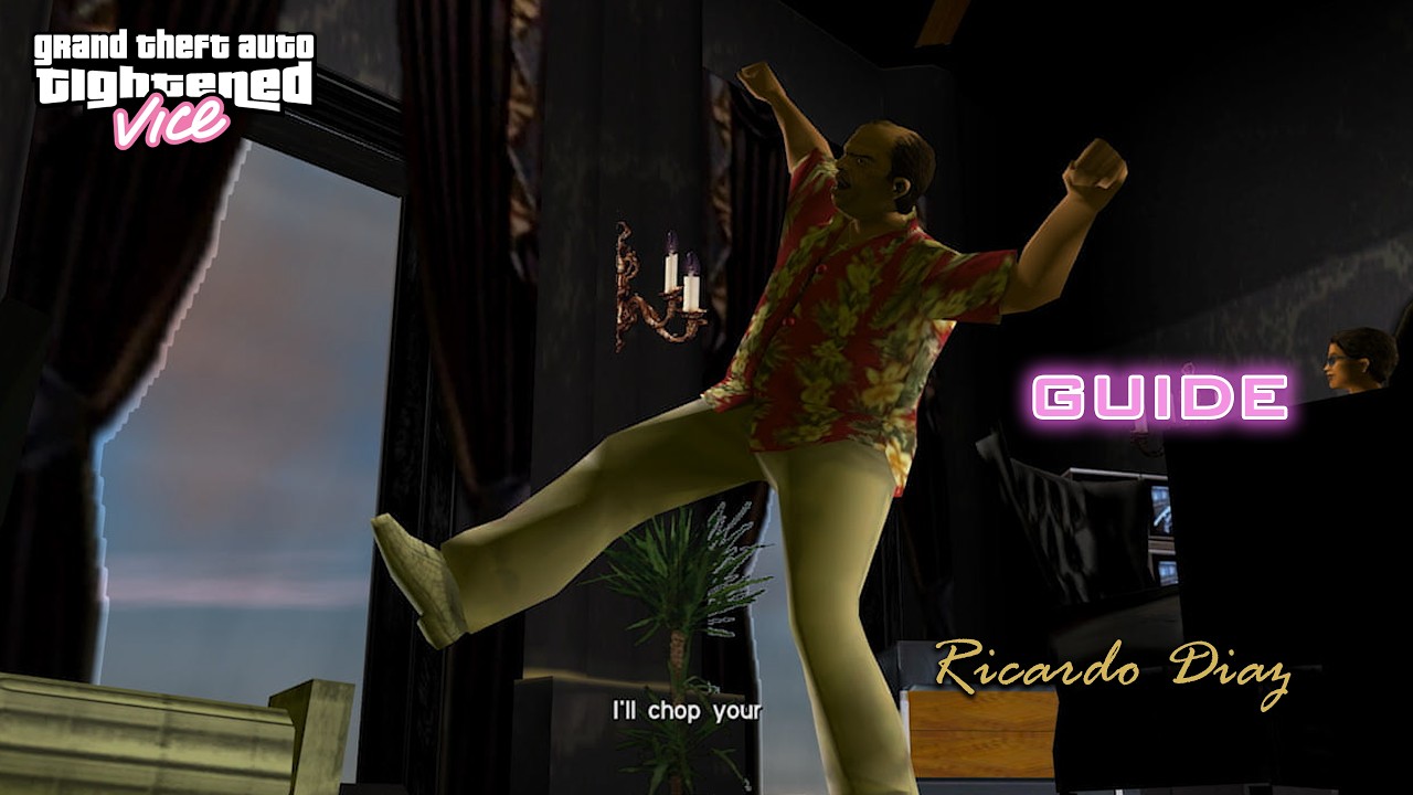 GTA Tightened Vice Mod Guide | All Ricardo Diaz Missions - YouTube