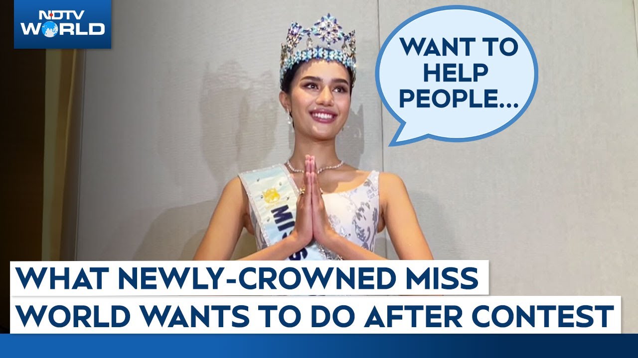 Thailand's Opal Suchata Chuangsri After Being Crowned Miss World 2025 ...