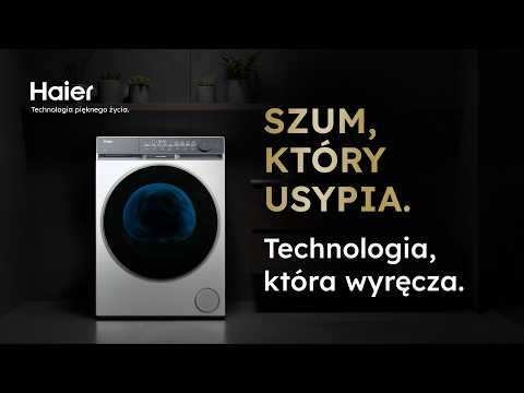 Usypiający szum suszarki do ubrań Haier 🌜 60 minut