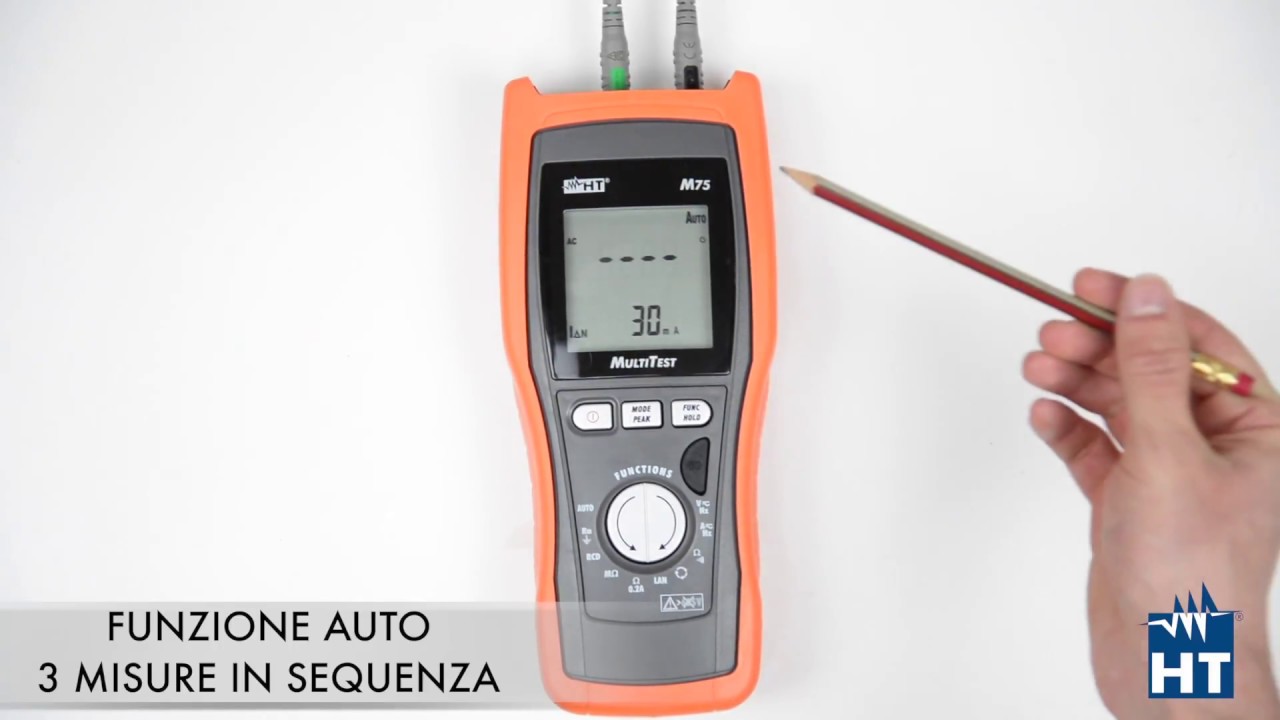 Prove in automatico M75. HT Instruments - YouTube