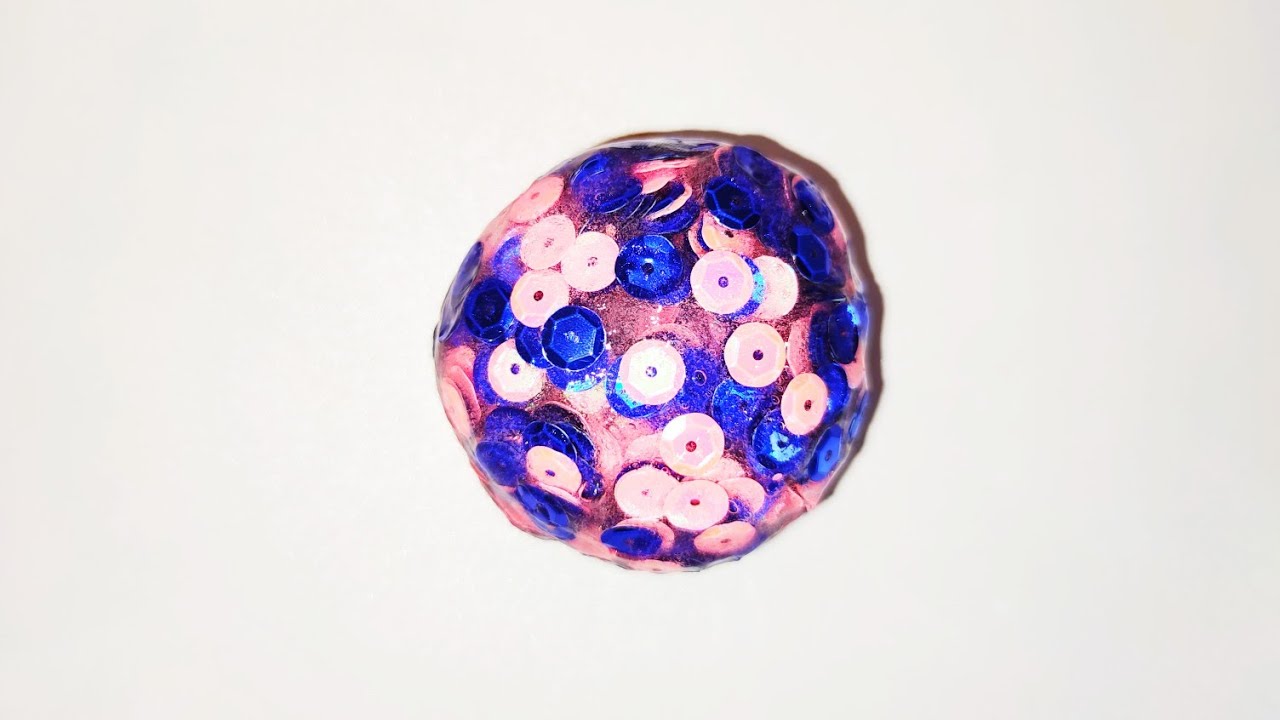 Pink&Blue Slime | World colors | Crunchy Ball | Relaxing video | DIY ...