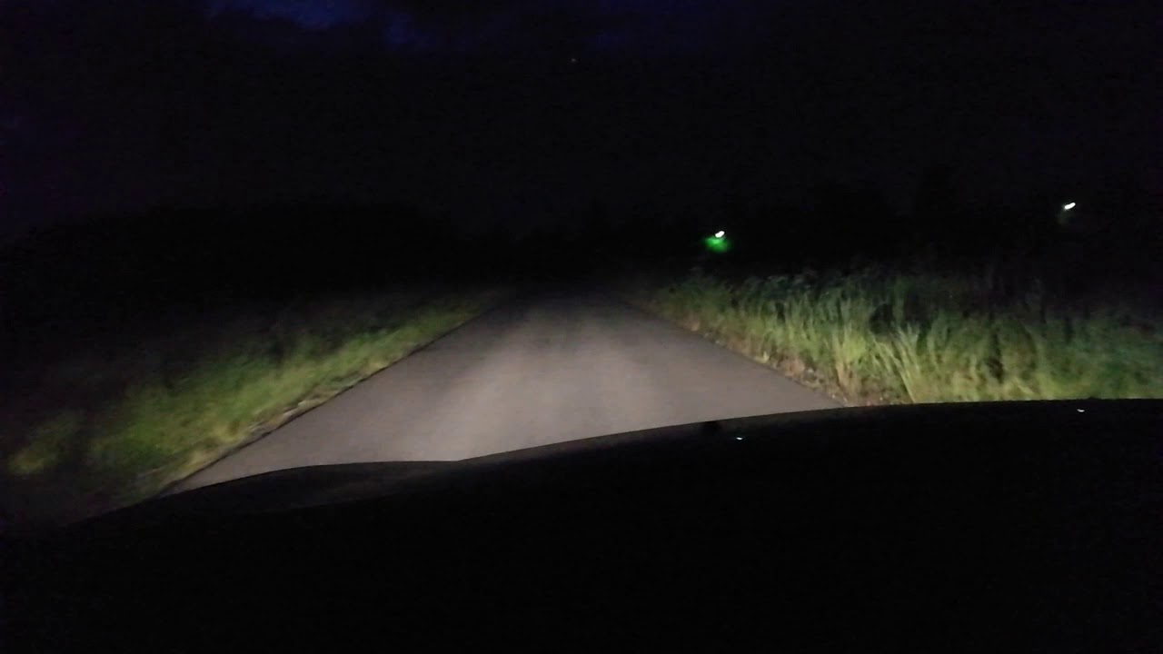 Night drive at rural road - YouTube