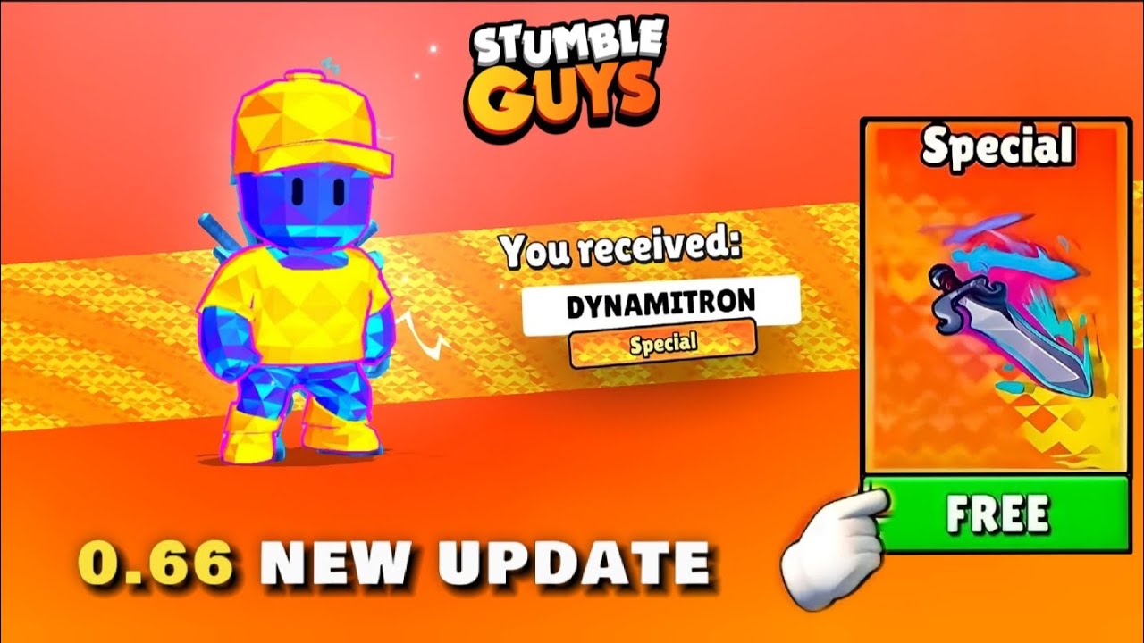 Stumble Guys 0.66 Update - New Special Emote Sword Spin | HE-MAN ...