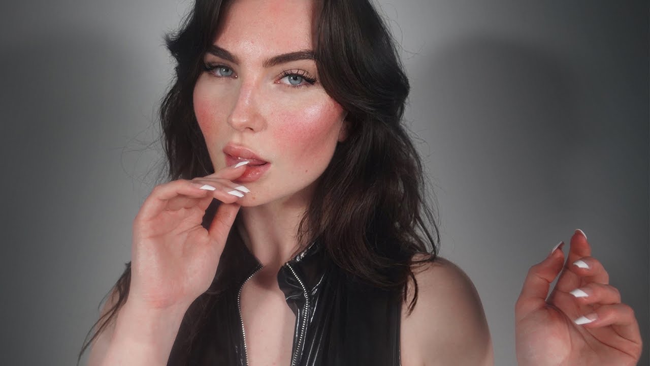 ASMR Close Visuals & Mouth Sounds Before Bed Face touching, Brushing ...