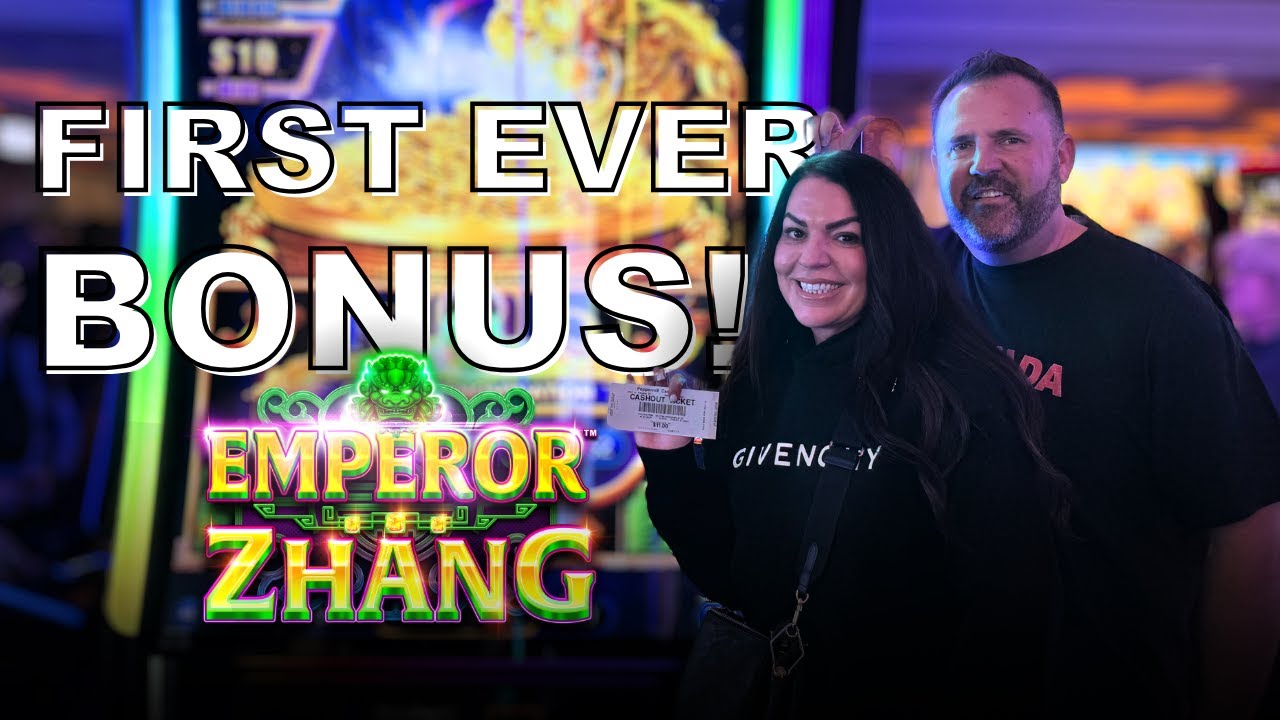 FIRST EVER BONUS on Lion Cash Emperor Zhang Slot Machine! NEW GAME ...