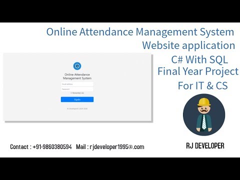 Online Attendance Management System - Ep01 | Final Year Project | Web ...