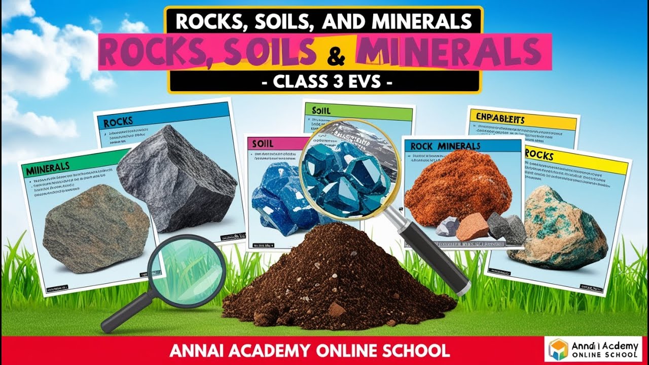 Discovering Rocks, Soils & Minerals: A Fun Guide for Class 3 EVS! - YouTube