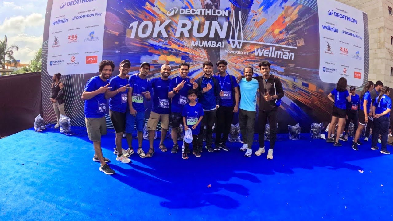 Decathlon 2024: My First 10K Marathon Journey @decathlon_india l Mumbai ...