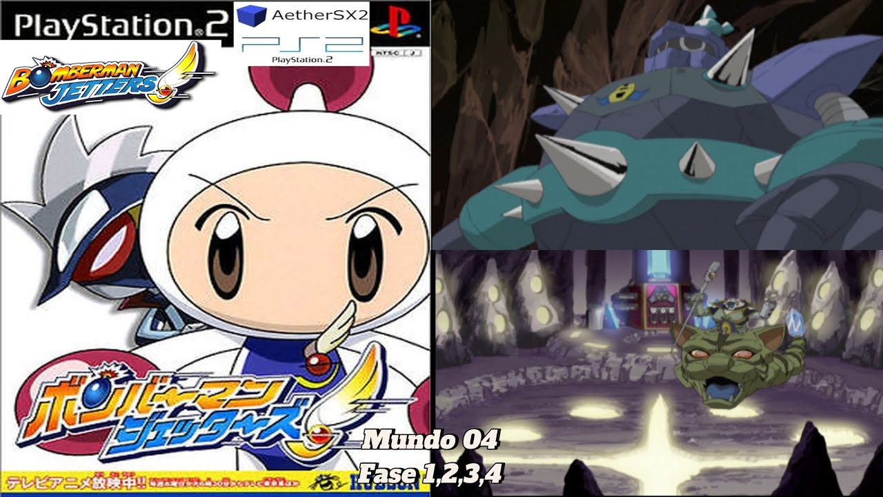 Bomberman Jetters Mundo 04 Fase 1,2,3,4 Ps2 (Japan) - YouTube