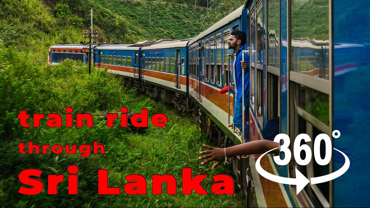 Train ride through Sri Lanka - YouTube