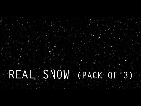 Real Snow Overlay Loop - YouTube