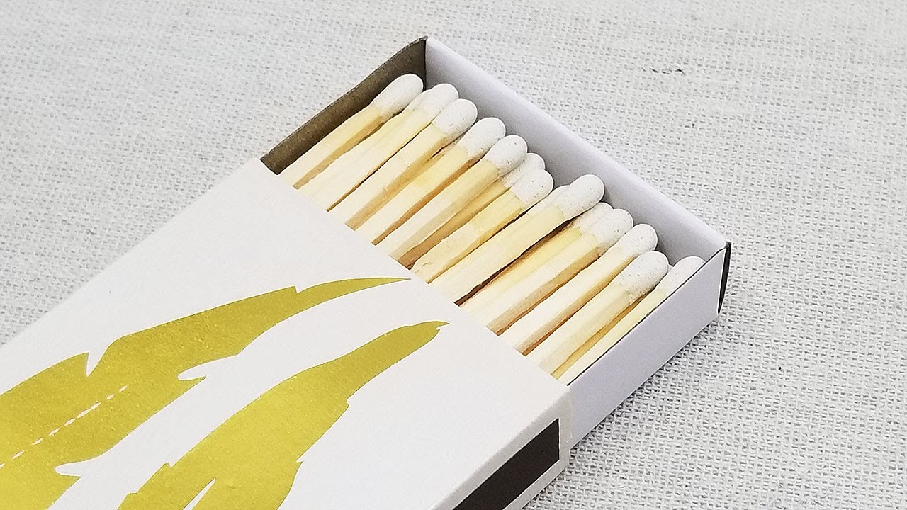 4" White Matchsticks | HomArt | Gold Foil Feather | Unboxing and Review ...