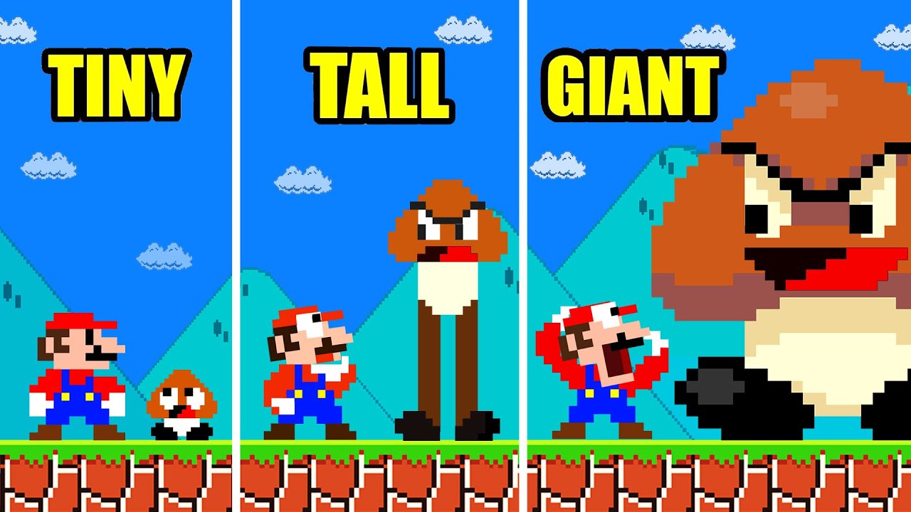 Super Mario Bros .But What If Mario's Ememies Could MORPH SIZES | Game ...