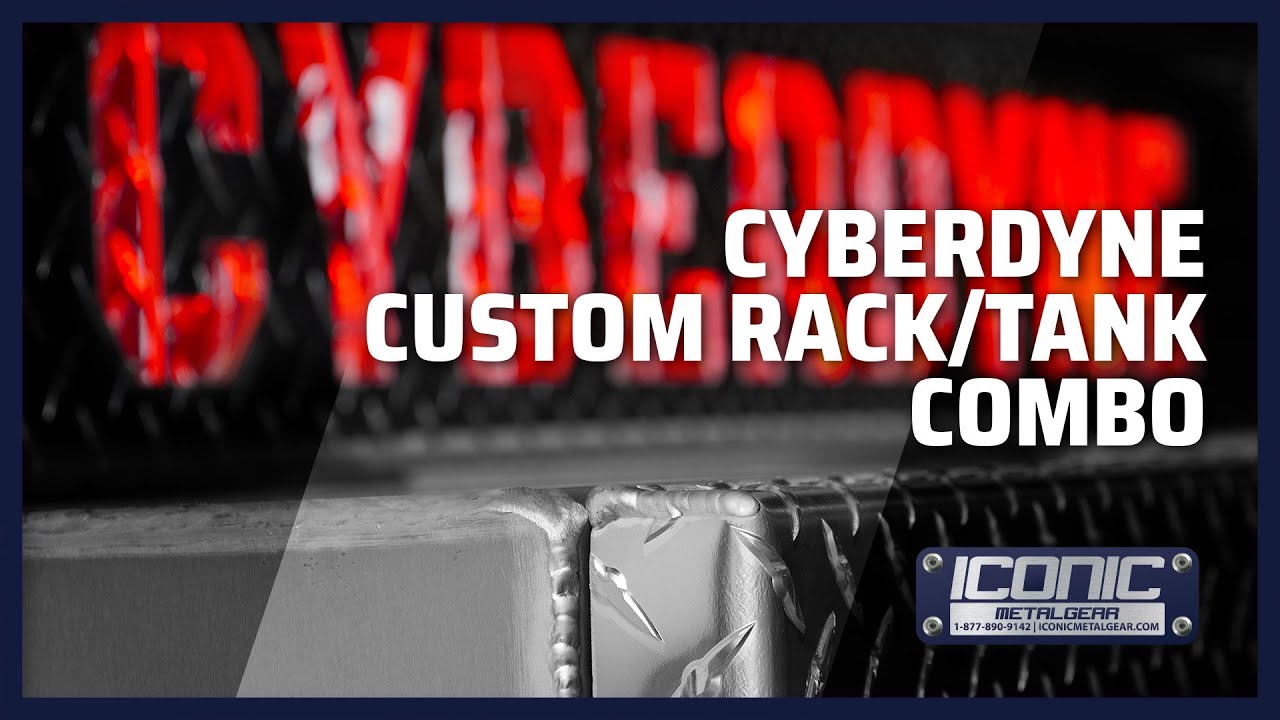Cyberdyne Custom Headache Rack & Hydraulic Tank Combo - PRODUCT TOUR ...