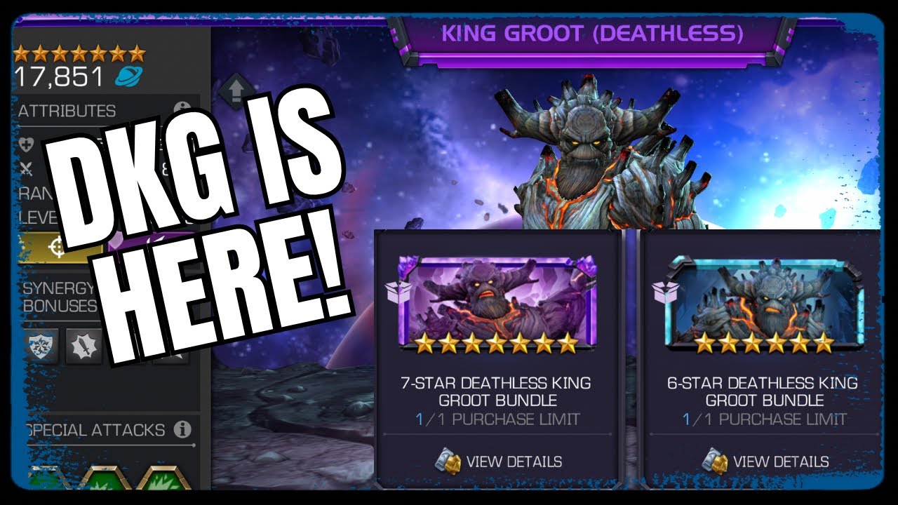 First Hands On With 7 Star Deathless King Groot! - YouTube