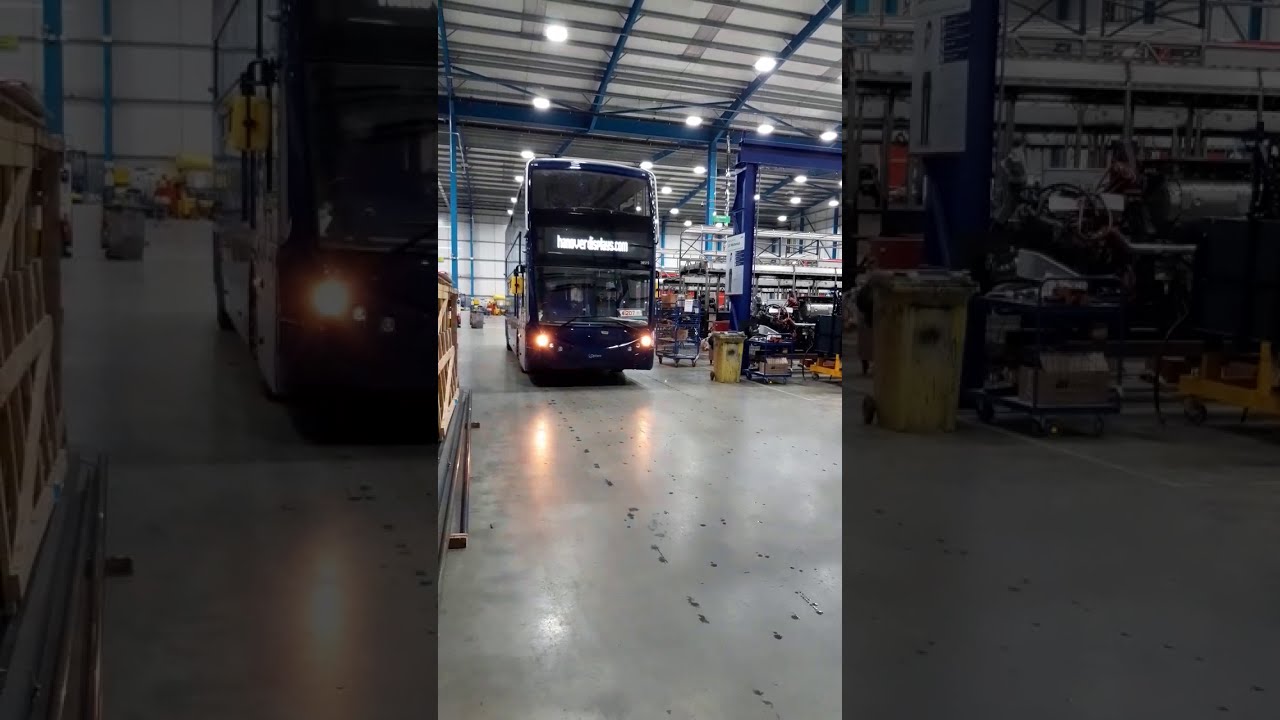 Optare gets next York Metrodecker EV ready for customer - YouTube