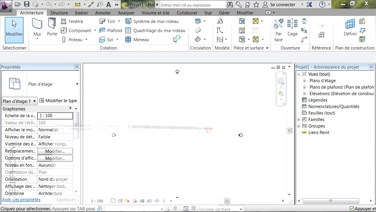 02 02 Comprendre l'interface de Revit Architecture - YouTube