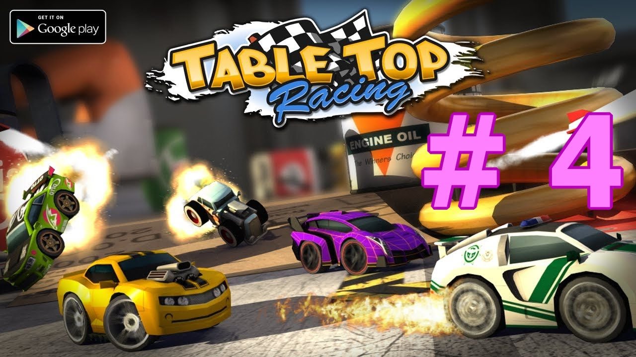 Table Top Racing Android HD Game play #4 part - YouTube
