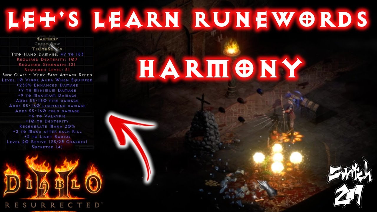 Let's Learn Runewords: Harmony - Diablo 2 Resurrected - YouTube
