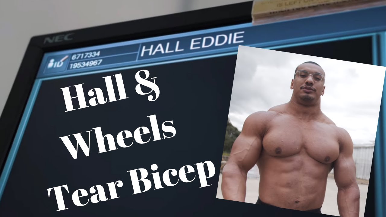 Eddie Hall and Larry Wheels Tear Bicep | Strongman Injury - YouTube