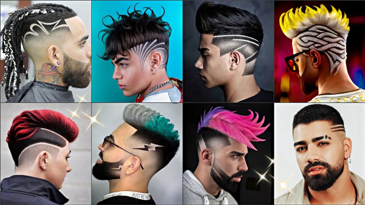 LOS CORTES CON LINEAS/RAYAS para HOMBRES 2025 ART HAIRCUT FOR MEN'S ...