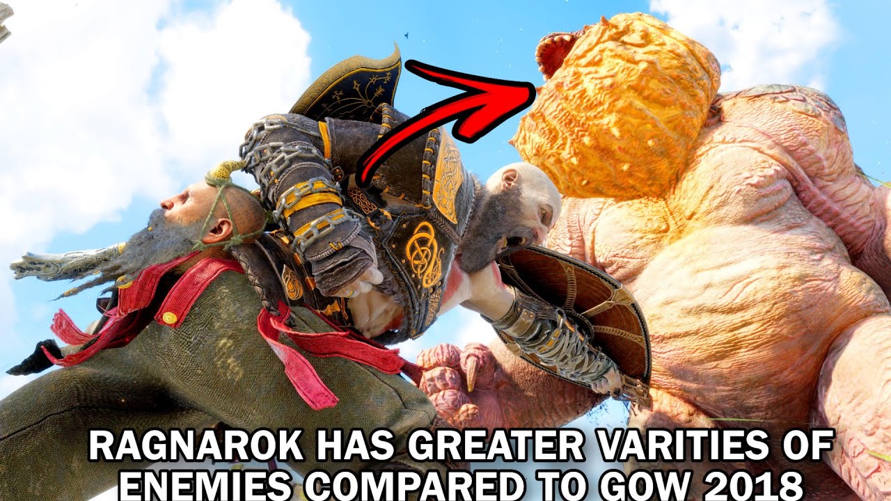 RAGNAROK HAS GREATER VARIETIES OF ENEMIES COMPARED TO GOW 2018 | GOD OF ...