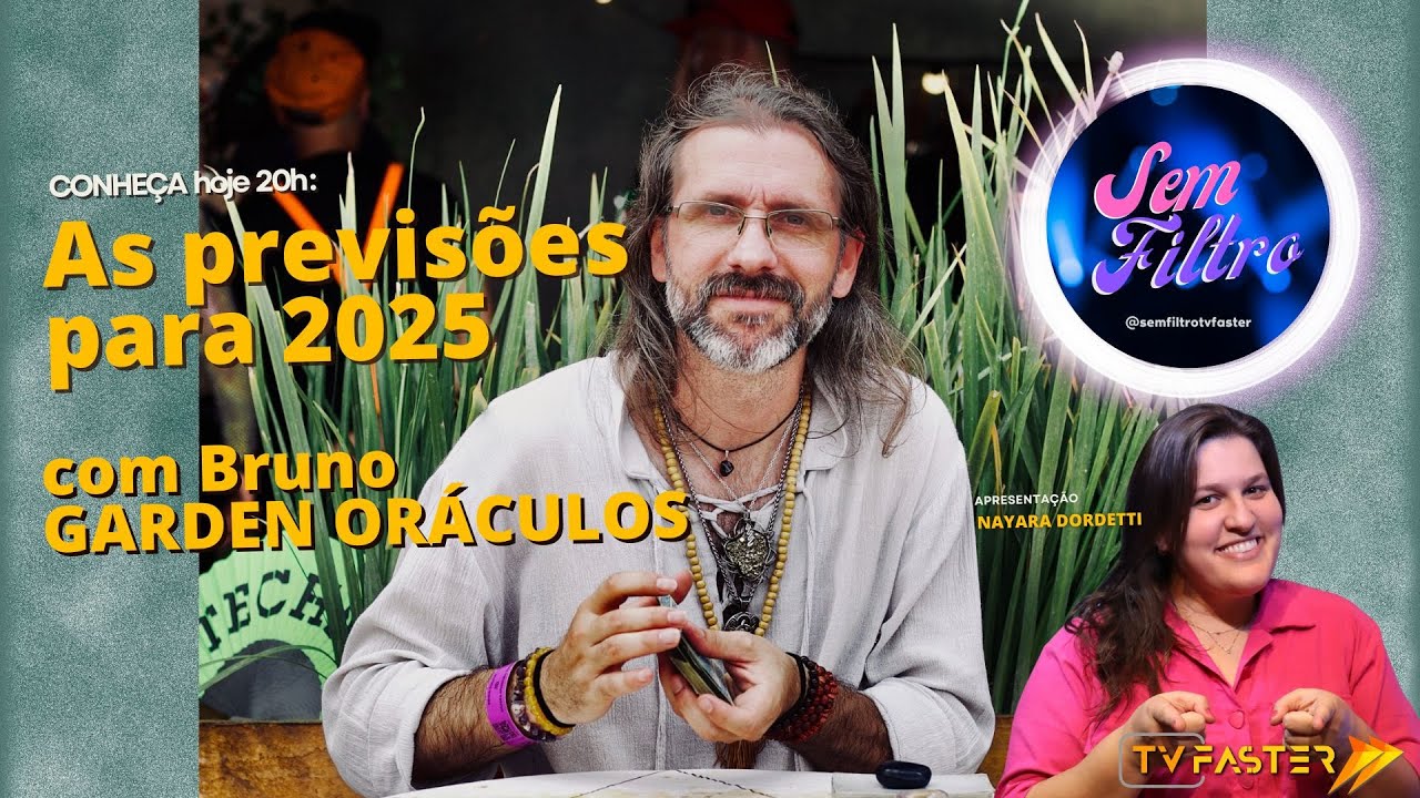 Sem Filtro com Bruno - GARDEN ORÁCULOS - YouTube