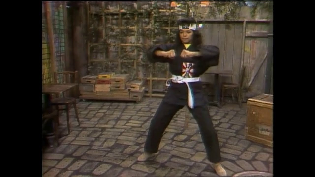 1746 - Maria Practices Karate - YouTube
