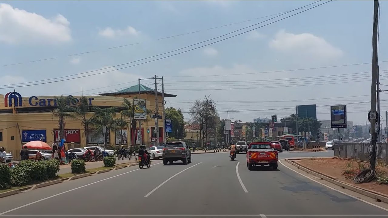 Nairobi, Ngong Road drive | Dagoretti Corner to Adams Arcade #travel # ...
