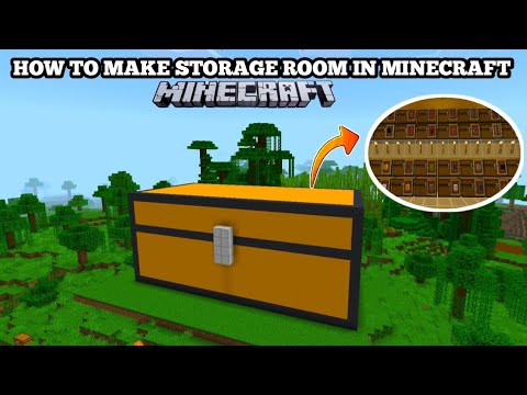 big chest |how to make storage room in Minecraft|storage room|big ...