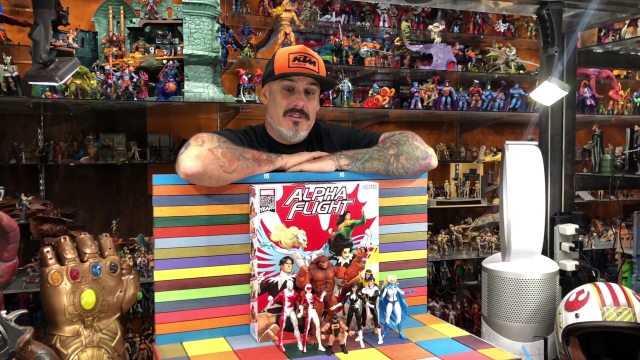 Marvel legends alpha flight box set - YouTube